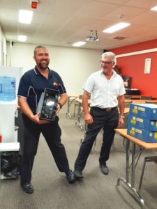 Daniel Benseman's 20 Year Work Commemoration - Protector Fire News